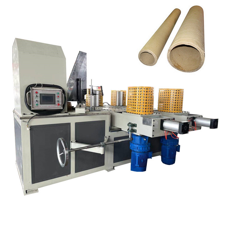 เครื่องทำแกนกระดาษ 150 มม. ความเร็วสูง Kraft Cnc